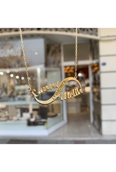 Kişiye Özel Sonsuzluk Işareti ve Isimli Kolye – 378-AGKLY Kişiye Özel Sonsuzluk Işareti ve Isimli Kolye – 378-AGKLY