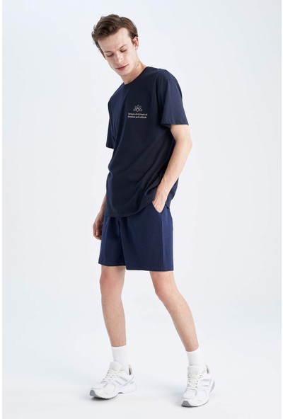 Regular Fit Cepli Ottoman Geri Dönüşümlü ŞORT Z1097AZ22HS