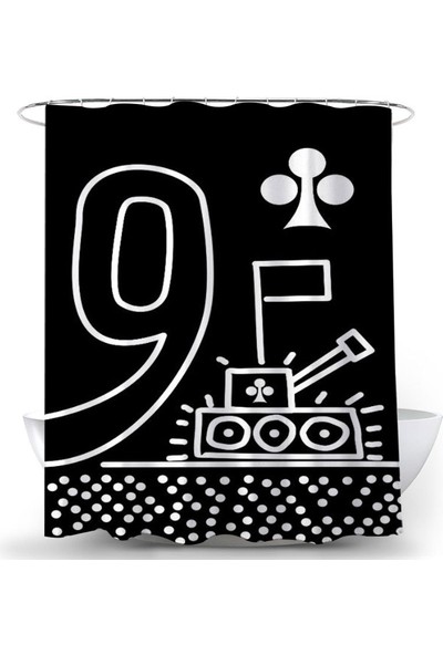 Yilegou 12 Kancalı Yıkanabilir Su Geçirmez Banyo Perdesi - Siyah (Yurt Dışından) Yilegou 12 Kancalı Yıkanabilir Su Geçirmez Banyo Perdesi - Siyah (Yurt Dışından)