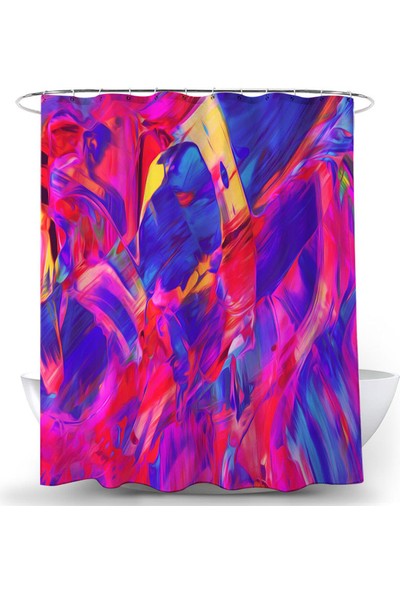 Yilegou 12 Kancalı Yıkanabilir Su Geçirmez Banyo Perdesi - Çok Renkli (Yurt Dışından) Yilegou 12 Kancalı Yıkanabilir Su Geçirmez Banyo Perdesi - Çok Renkli (Yurt Dışından)