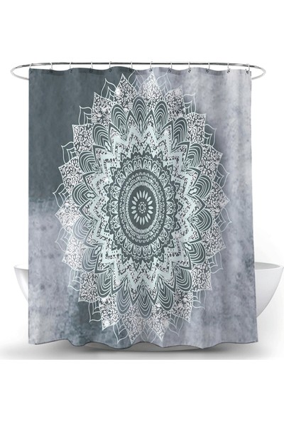 Yilegou 12 Kancalı Yıkanabilir Su Geçirmez Banyo Perdesi - Çok Renkli (Yurt Dışından) Yilegou 12 Kancalı Yıkanabilir Su Geçirmez Banyo Perdesi - Çok Renkli (Yurt Dışından)