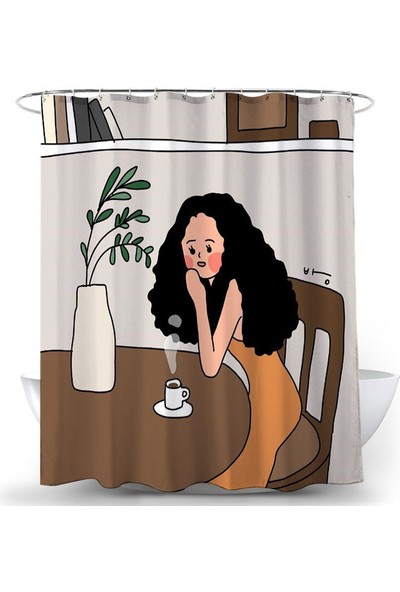 Yilegou 12 Kancalı Yıkanabilir Su Geçirmez Banyo Perdesi - Çok Renkli (Yurt Dışından) Yilegou 12 Kancalı Yıkanabilir Su Geçirmez Banyo Perdesi - Çok Renkli (Yurt Dışından)