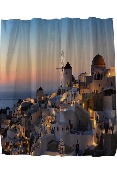 Yilegou 12 Kancalı Yıkanabilir Su Geçirmez Banyo Perdesi - Çok Renkli (Yurt Dışından) Yilegou 12 Kancalı Yıkanabilir Su Geçirmez Banyo Perdesi - Çok Renkli (Yurt Dışından)