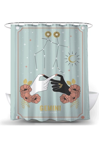 Yilegou 12 Kancalı Yıkanabilir Su Geçirmez Banyo Perdesi - Çok Renkli (Yurt Dışından) Yilegou 12 Kancalı Yıkanabilir Su Geçirmez Banyo Perdesi - Çok Renkli (Yurt Dışından)