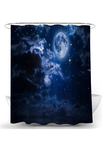 Yilegou 12 Kancalı Yıkanabilir Su Geçirmez Banyo Perdesi - Çok Renkli (Yurt Dışından) Yilegou 12 Kancalı Yıkanabilir Su Geçirmez Banyo Perdesi - Çok Renkli (Yurt Dışından)