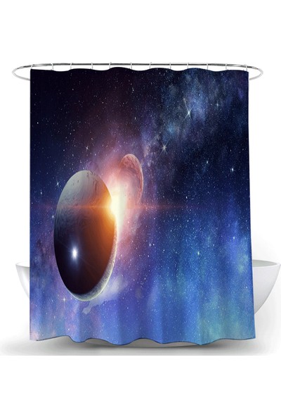 Yilegou 12 Kancalı Yıkanabilir Su Geçirmez Banyo Perdesi - Çok Renkli (Yurt Dışından) Yilegou 12 Kancalı Yıkanabilir Su Geçirmez Banyo Perdesi - Çok Renkli (Yurt Dışından)