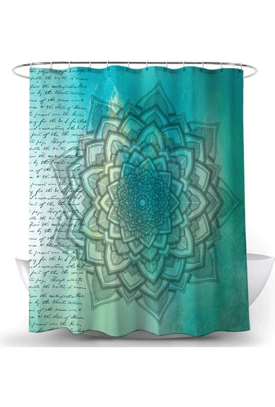 Yilegou 12 Kancalı Yıkanabilir Su Geçirmez Banyo Perdesi - Çok Renkli (Yurt Dışından) Yilegou 12 Kancalı Yıkanabilir Su Geçirmez Banyo Perdesi - Çok Renkli (Yurt Dışından)