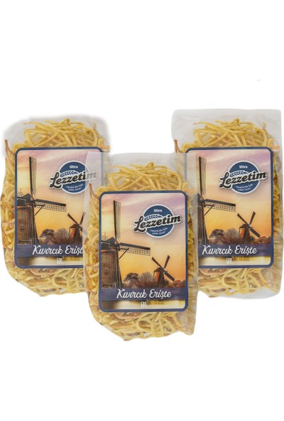 Ultra Lezzetim Kıvırcık Erişte 500GRX3 Adet Ultra Lezzetim Kıvırcık Erişte 500GRX3 Adet