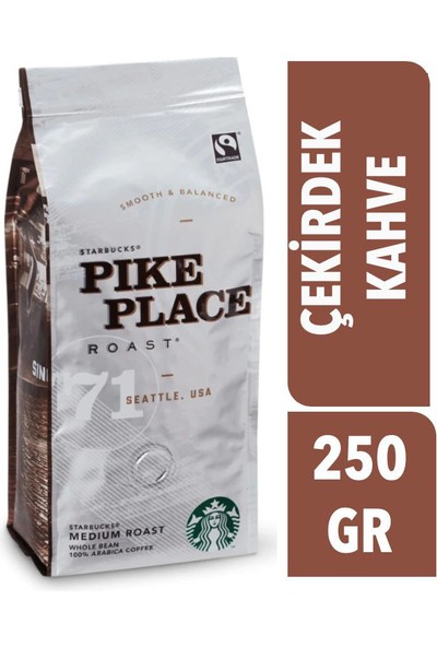 Starbucks Pike %100 Arabica Çekirdek Kahve 250 gr