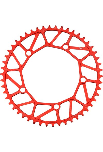Selamm Tekli 54T Bisiklet Zincir Diski - Kırmızı (Yurt Dışından)