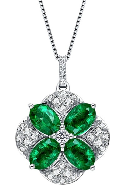 Çiçek Açık Mavi Taş Kolye Kolye Hala Klavikula Zinciri