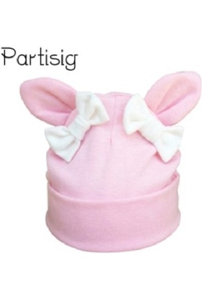 Toddler Kulaklı Pamuk Şapka