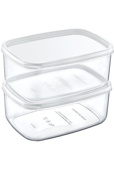 Şeffaf Saklama Kabı 2 Li 1900 Ml. Şeffaf Saklama Kabı 2 Li 1900 Ml.