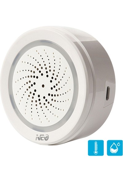 Neo NAS-AB02WT Wifi Siren Alarm Sensörü - Beyaz (Yurt Dışından) Neo NAS-AB02WT Wifi Siren Alarm Sensörü - Beyaz (Yurt Dışından)