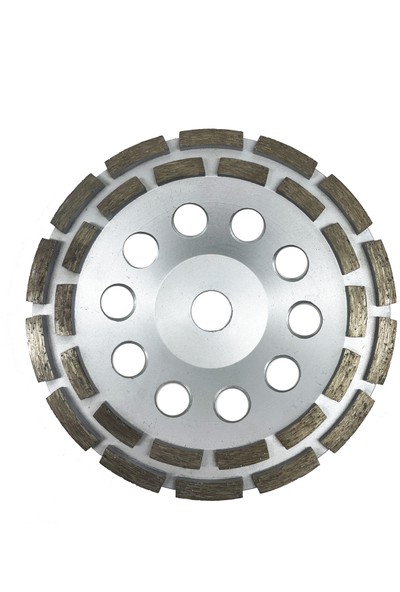 Lıssmac Çift Sıra Elmas Beton Silme Çanak Taş Q180MM Lıssmac Çift Sıra Elmas Beton Silme Çanak Taş Q180MM