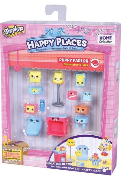Giochi Preziosi Shopkins Cicibiciler Happy Places Dekarasyon Paketi Puppy Parlor
