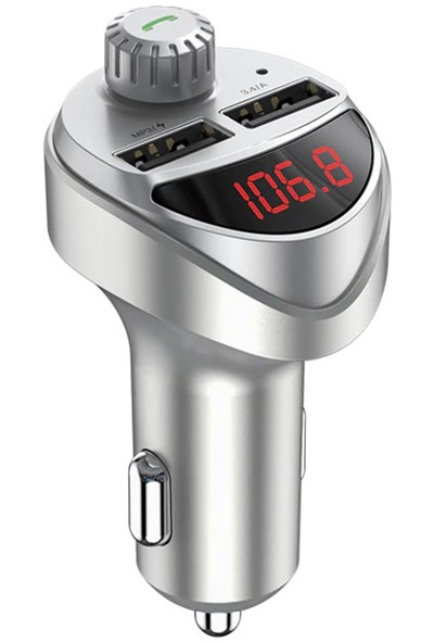Kuulaa Bluetooth Aktarım Mp3 Araç Kiti Dual USB Araç Şarjı Kuulaa Bluetooth Aktarım Mp3 Araç Kiti Dual USB Araç Şarjı