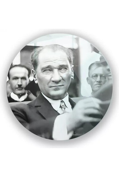 Atatürk Ev Dekorasyonu Dekoratif Cam Tablo