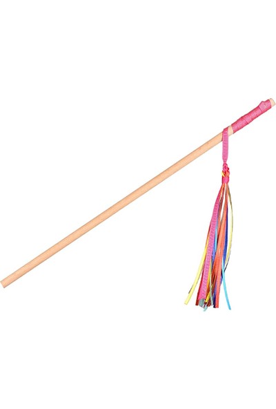 Sinerji Shop Ahşap Kedi Oynatma Oltası Püsküllü Sinerji Shop Ahşap Kedi Oynatma Oltası Püsküllü