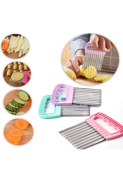Tamu Tırtıklı Patates Meyve Cips Dilimleyici