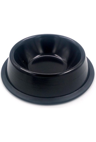 ANS Kedi ve Köpek Için Siyah Çelik Mama ve Su Kabı 10 cm ANS Kedi ve Köpek Için Siyah Çelik Mama ve Su Kabı 10 cm