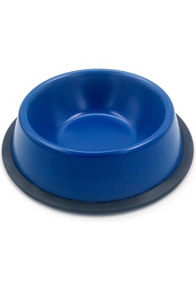 ANS Kedi ve Köpek Için Mavi Çelik Mama ve Su Kabı 10 cm