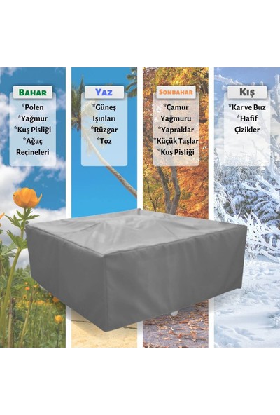 MaxDurable Bahçe Mobi̇lyasi Koltuk Masa Sandalye Koruyucu Örtü Branda 250X160X80 cm MaxDurable Bahçe Mobi̇lyasi Koltuk Masa Sandalye Koruyucu Örtü Branda 250X160X80 cm