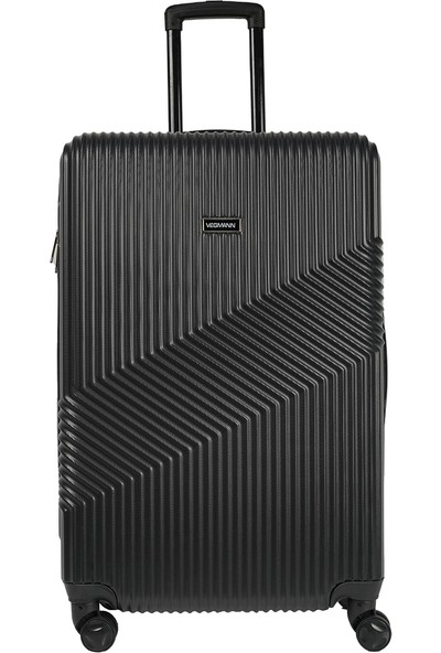Vegmann Unisex 360 Derece, 4 Yönlü Sessiz Abs Malzeme Büyük Boy Valiz Bavul Vegmann Unisex 360 Derece, 4 Yönlü Sessiz Abs Malzeme Büyük Boy Valiz Bavul