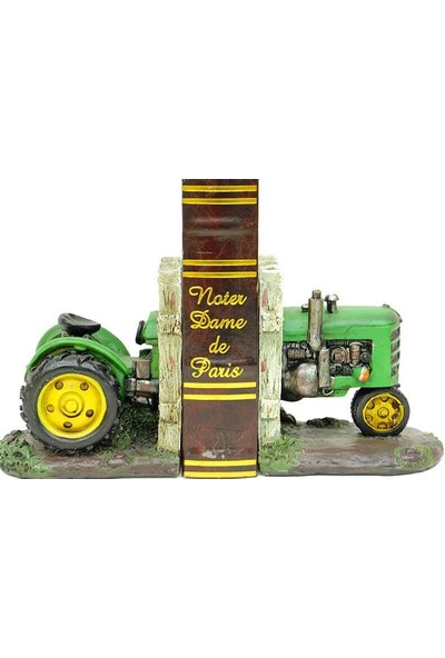 Hephesaplı Kitap Stoper Traktör Yeşil Dekoratif Hediyelik Hephesaplı Kitap Stoper Traktör Yeşil Dekoratif Hediyelik
