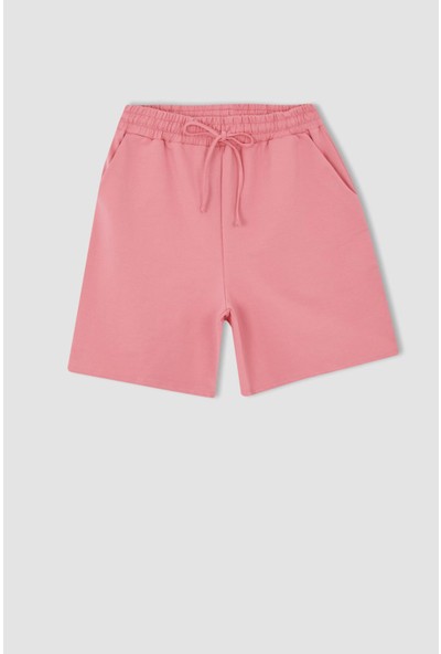 DeFacto DF Plus Büyük Beden Regular Fit Bermuda Y6579AZ22SM