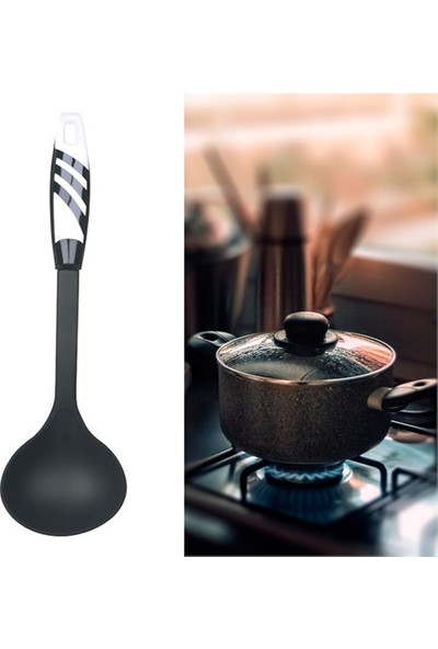 Homecare Flaglaurent Teflon Mutfak Kepçesi Beyaz 716826 Homecare Flaglaurent Teflon Mutfak Kepçesi Beyaz 716826