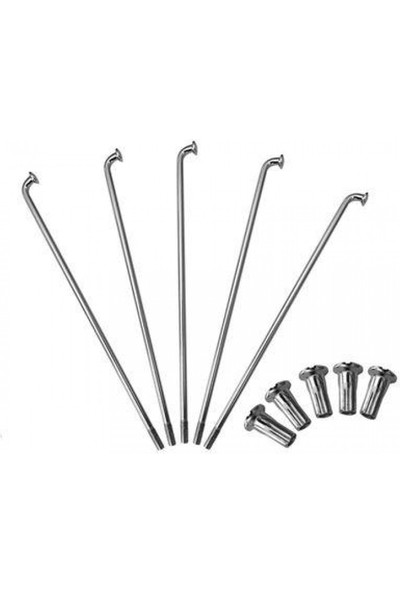 Motobisikletim Bisiklet 20 Jant Teli 2mm x 183/185 [28 Adet] Silver