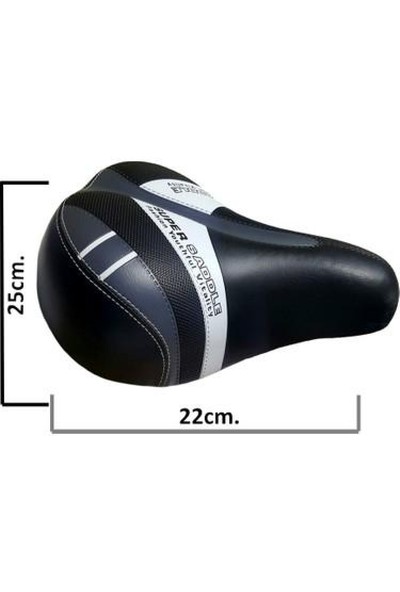Motobisikletim Rectus Soft Geniş Yaylı Bisiklet Selesi Yumuşak, Rahat [265X220]