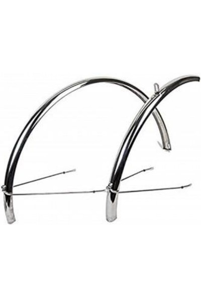 Motobisikletim 26 Jant Bisiklet [krom] Çamurluk Ön Arka Takım [uzun]