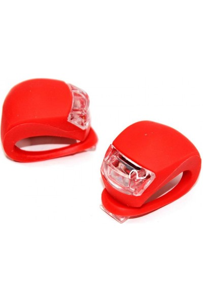 Motobisikletim Silikonlu Çakar Bisiklet Far + Stop Seti Ledli [pil Dahil]