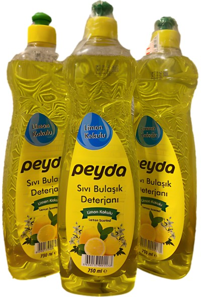 Peyda Bulaşık Deterjanı 750 ml x 3 Adet Peyda Bulaşık Deterjanı 750 ml x 3 Adet