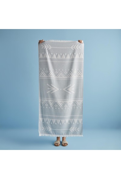 Bella Maison Ethnic Plaj Havlusu Açık Mavi (75X150 Cm) Bella Maison Ethnic Plaj Havlusu Açık Mavi (75X150 Cm)