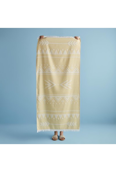 Bella Maison Ethnic Plaj Havlusu Sarı (75X150 Cm)