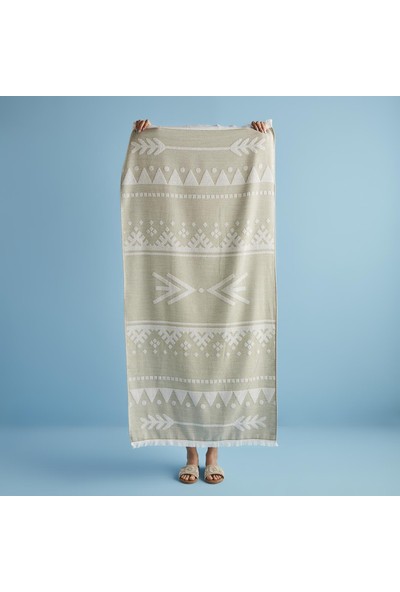 Bella Maison Ethnic Plaj Havlusu Yeşil (75X150 Cm) Bella Maison Ethnic Plaj Havlusu Yeşil (75X150 Cm)