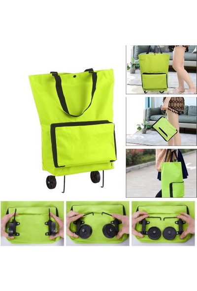 Gogka Katlanabilir Tekerlekli Pazar Market Alışveriş Çantası Taşınabilir Market Arabası Çanta Gogka Katlanabilir Tekerlekli Pazar Market Alışveriş Çantası Taşınabilir Market Arabası Çanta