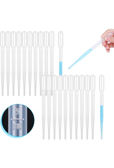Kraf Pastör Pipeti 3ml - 25 Adet/paket Kraf Pastör Pipeti 3ml - 25 Adet/paket