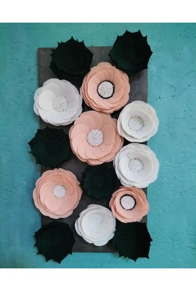 Frezya Deko Keçe Çiçekli Duvar Panosu Frezya Deko Keçe Çiçekli Duvar Panosu