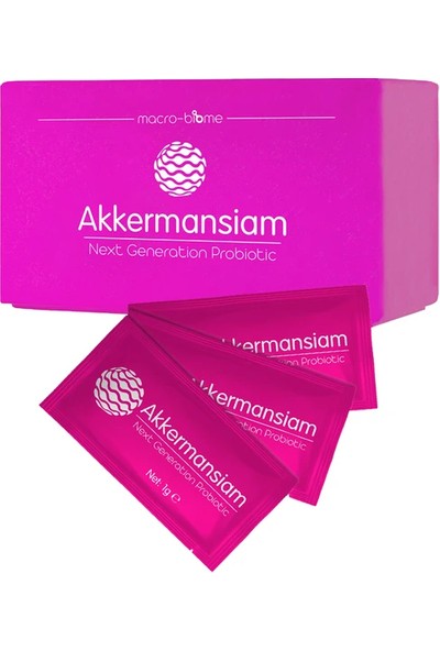 Macro Biome Akkermansıam 30saşe Prebiyotikli Ve Probiyotikli Meyve Tozu Macro Biome Akkermansıam 30saşe Prebiyotikli Ve Probiyotikli Meyve Tozu