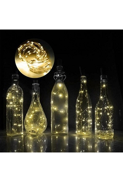 Ducil 10PCS/SET LED Ip Hafif Şarap Şişesi Tıpa Renk Işığı - Sarı/1 Metre 10 Işık (Yurt Dışından) Ducil 10PCS/SET LED Ip Hafif Şarap Şişesi Tıpa Renk Işığı - Sarı/1 Metre 10 Işık (Yurt Dışından)