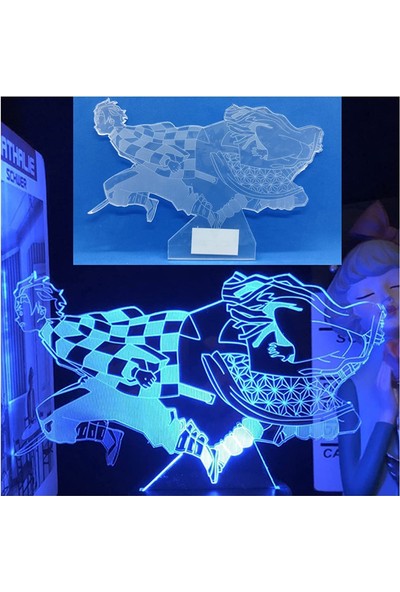 Fybang 3D Dekoratif Figürlü 87 Renk Seçenenekli LED Gece Lambası - Siyah (Yurt Dışından) Fybang 3D Dekoratif Figürlü 87 Renk Seçenenekli LED Gece Lambası - Siyah (Yurt Dışından)