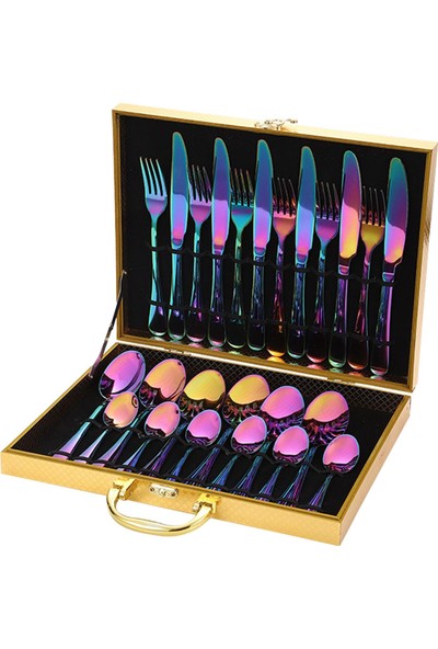24PCS Paslanmaz Çelik Stepware Set Sofra Takımı Sergi Tesisleri Servis Çok Molor Yemek (Yurt Dışından) 24PCS Paslanmaz Çelik Stepware Set Sofra Takımı Sergi Tesisleri Servis Çok Molor Yemek (Yurt Dışından)
