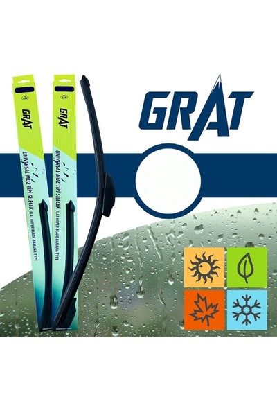 Grat Silecek Süpürgesi 350 mm Universal Banana Tip GRT-M350 Grat Silecek Süpürgesi 350 mm Universal Banana Tip GRT-M350