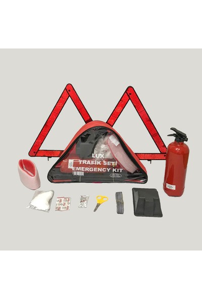 Kartal Kalıp Bez Üçgen Trafik Seti Eagle 1 Kg. Yangın Söndürücülü Ekonomik Kartal Kalıp Bez Üçgen Trafik Seti Eagle 1 Kg. Yangın Söndürücülü Ekonomik