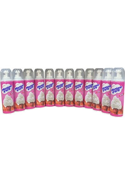 Montare D'oro Montare Doro Sprey Krem Şanti 250 ml x 12 Adet