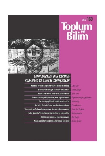 Toplum ve Bilim Sayı 160 Toplum ve Bilim Sayı 160